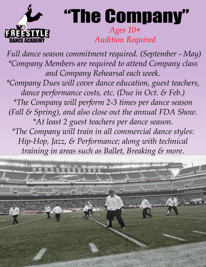 FDA The Company Info - Freestyle Dance AcademyFreestyle Dance Academy